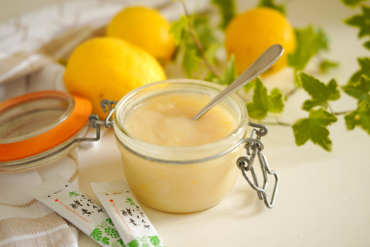 Yasue's recipe 🍃 Vegan Lemon Curd Recipe – Fermented Green Papaya Enzyme